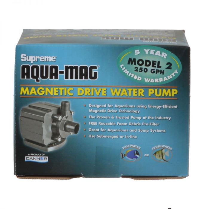 Supreme Aqua-Mag - MD2 Submersible Pump, 250 GPH | Spokane Organics